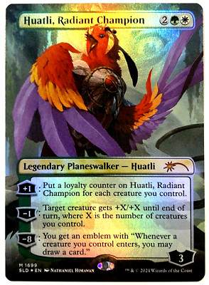 MTG Huatli, Radiant Champion RAINBOW FOIL Secret Lair 1699 NM | eBay