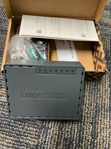 Mikrotik hEX S RB760iGS Router 5X Gigabit Ethernet, SFP, Dual Core ...