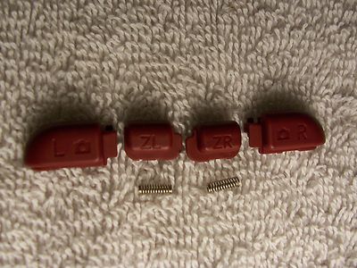 2015 New Version Nintendo 3DS XL LL Red R & L ZR ZL Button Parts With ...