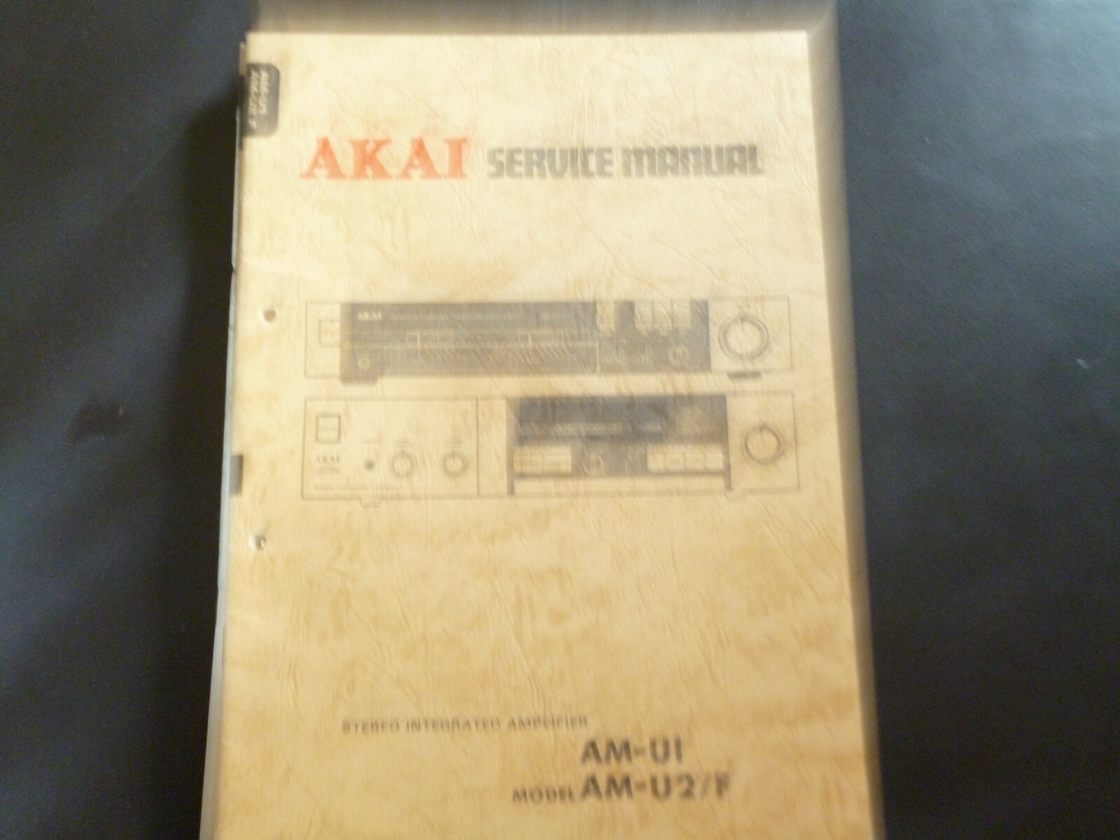 Original Service Manual Schaltplan AKAI AM-U1 AM-U2/F | eBay.de