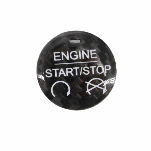 Carbon Fiber Engine Start Stop Push Button Stick Cover For Ford Mustang ...
