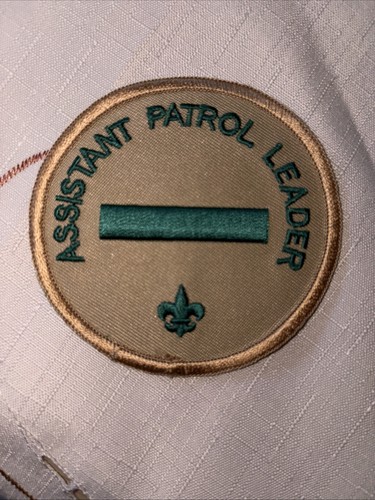 BSA Assistant Patrol Leader Position Patch Boy Scouts Scouting America ...