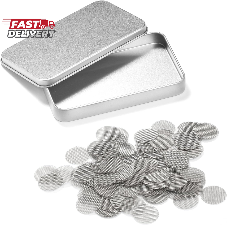 Pipe Screens 200 Pieces Stainless Steel 3/8" (0.375 Inch | 9.5 Mm) Pipe ...