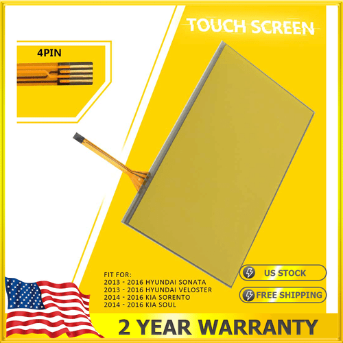 4pin Radio Touch-screen Digitizer glass For 2013-2016 Sonata veloster ...