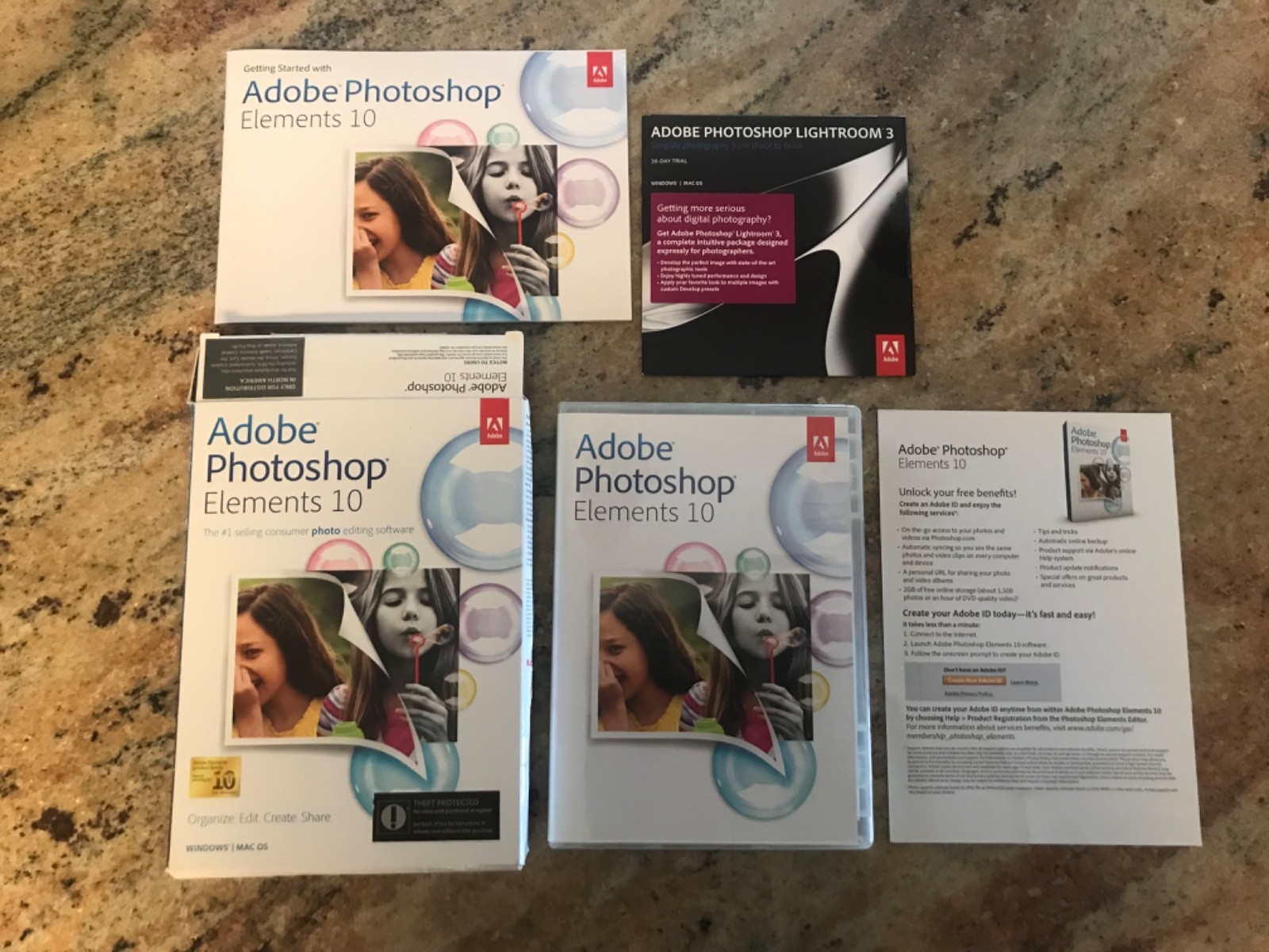 Adobe photoshop Elements - original Box and CDs with receipt | eBay