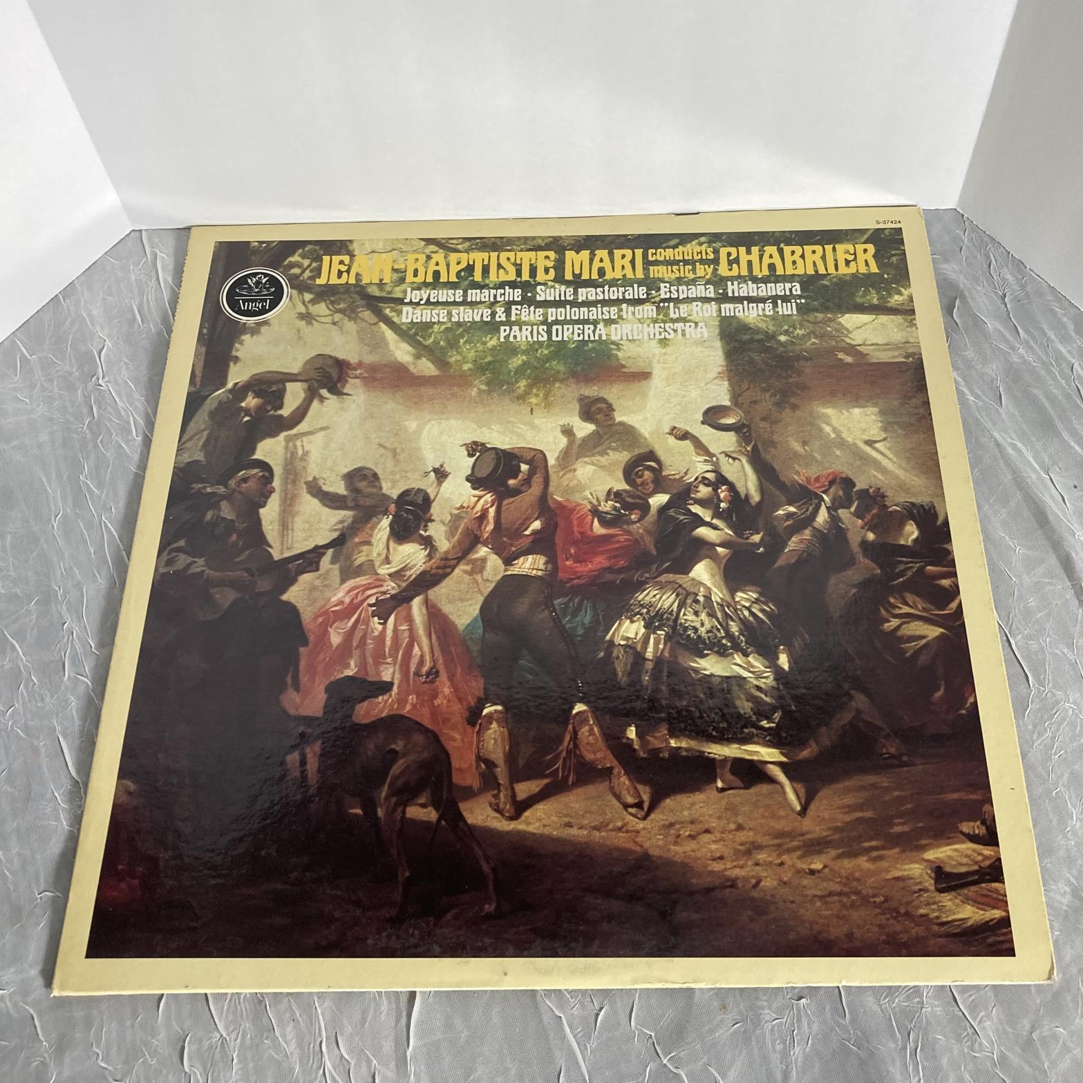 Chabrier, Paris Opera Orchestra Jean-Baptiste Mari Vinyl Record - Angel ...