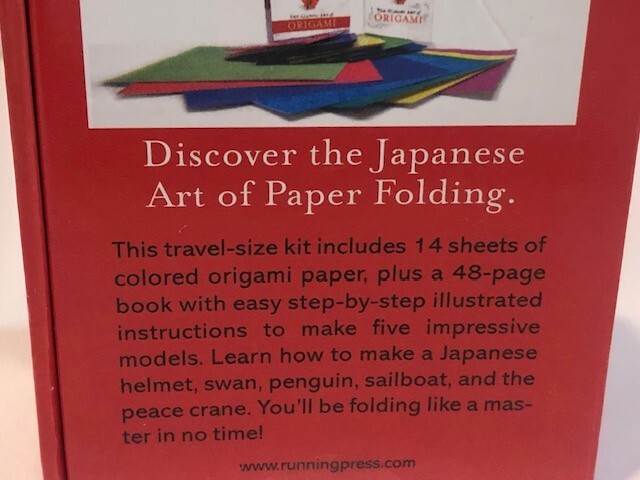 JOHN MORIN The Classic Art of ORIGAMI Kit Travel Japanese Folding Paper ...