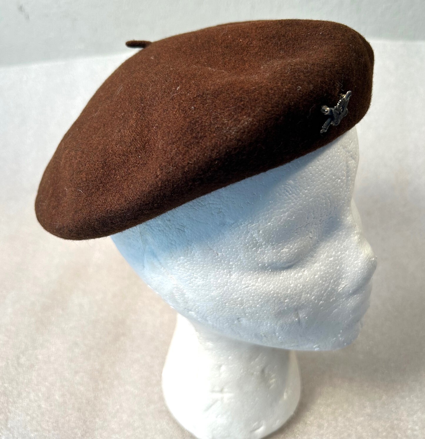Vintage 1940's Genuine French Basque Wool Beret Size … - Gem