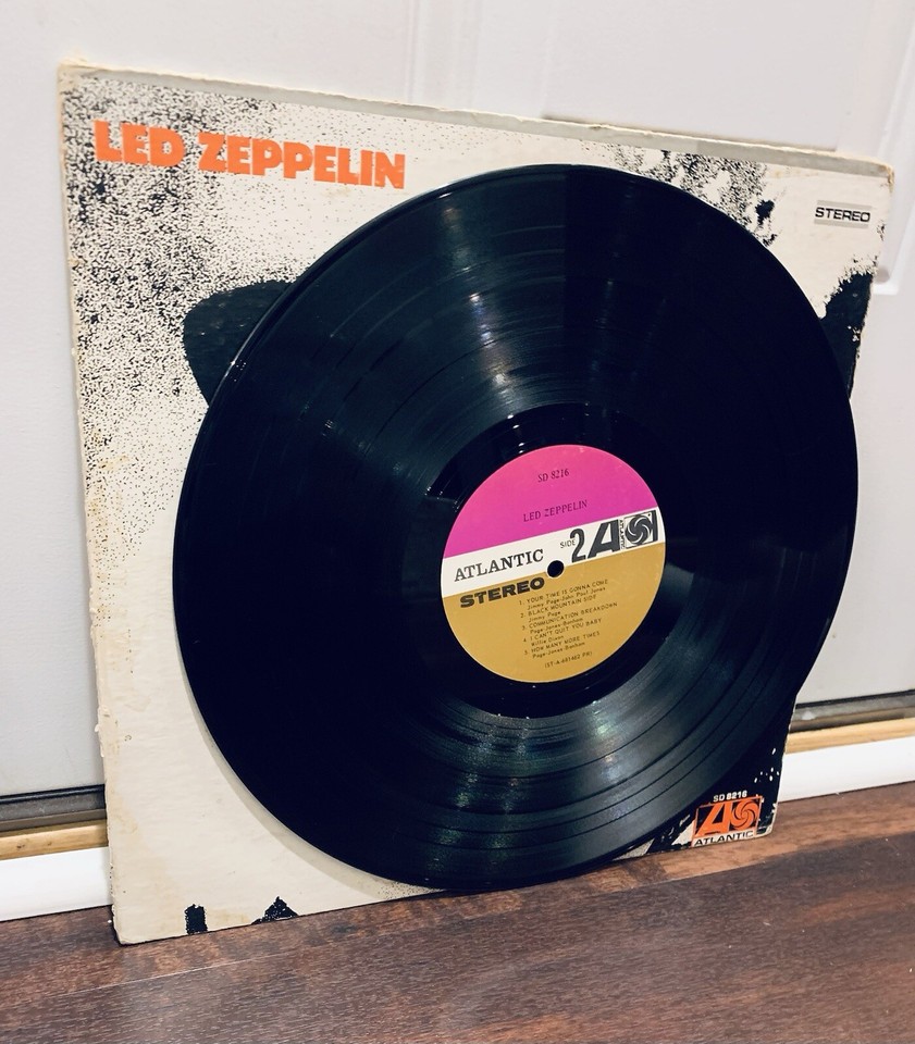 RARE! Led Zeppelin S/T (1969) 1st Press Vinyl Lp ALT LABEL & ALT MIX ...