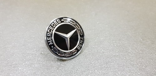 Genuine Mercedes W205 W213 W222 Front grill Badge emblem logo BLACK ...