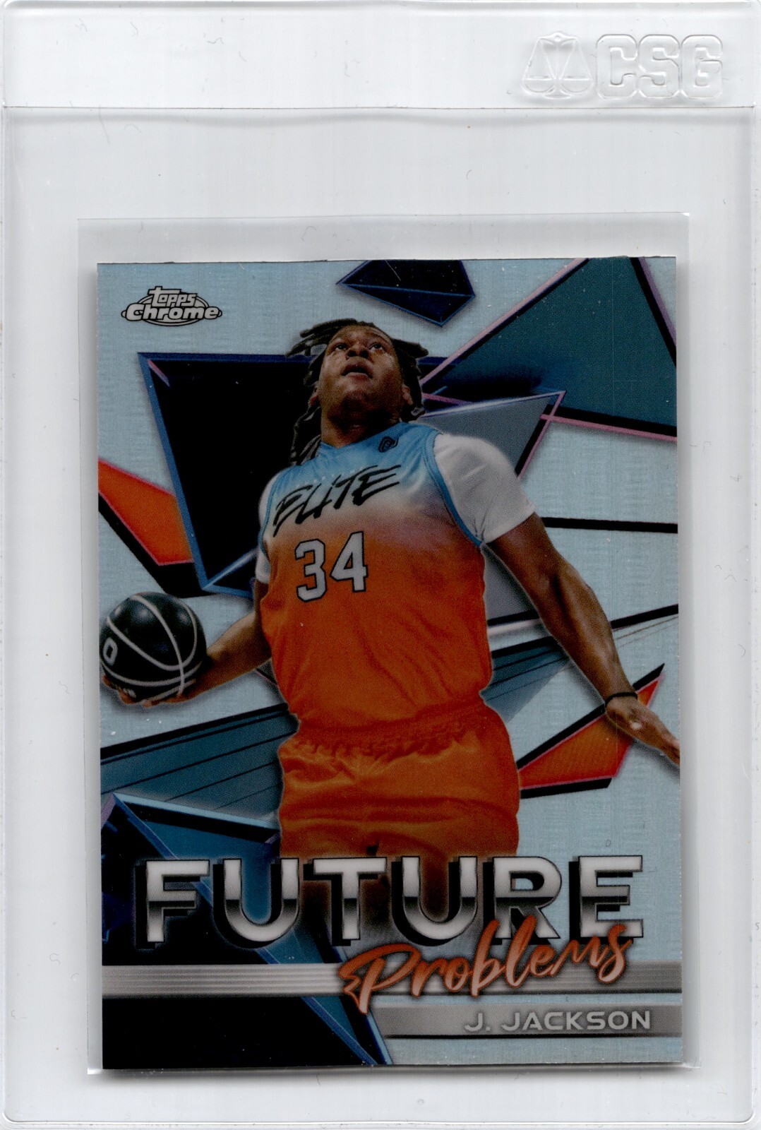 2021-22 Topps Chrome OTE Overtime Elite Future Problems Jahzare Jackson ...