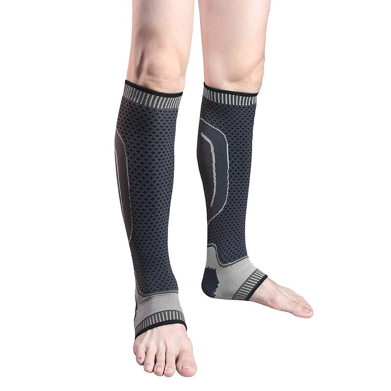 Calf Compression Sleeve Ankle Brace Leg Support Socks Foot Fasciitis ...