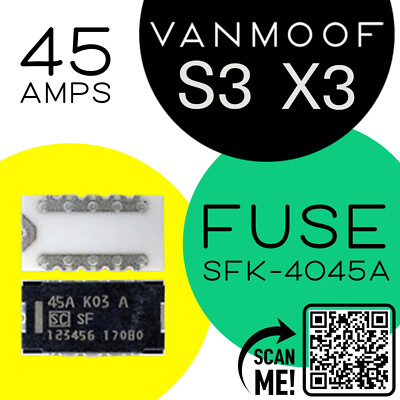 ֎ VANMOOF X3 S3 Lithium Battery Main 45A Fuse SFK-4045A. SMD soldering ...
