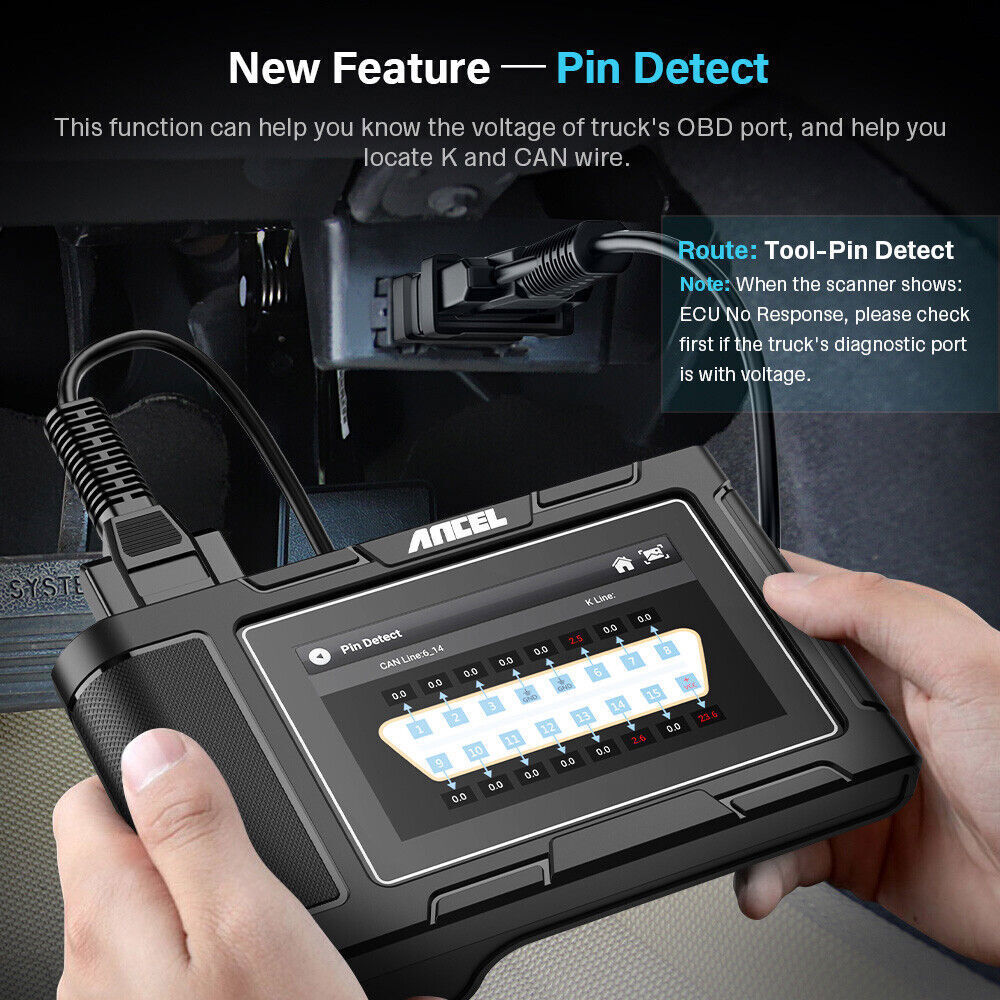 Diesel Truck Scanner Heavy Duty Truck Diagnostic Scan Tool DPF Regen ...