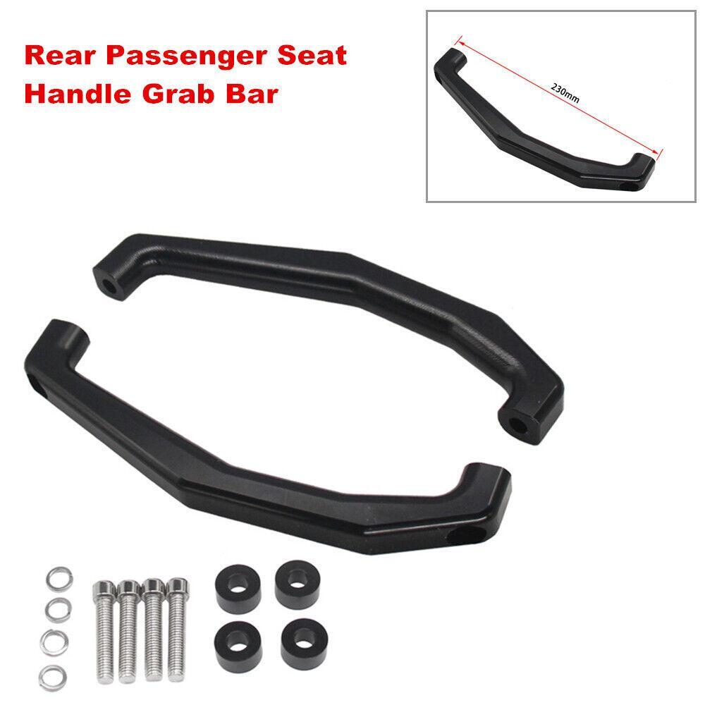 A Pair Aluminum Motorcycle Moped Rear Passenger Seat Handle Grab Bar ...