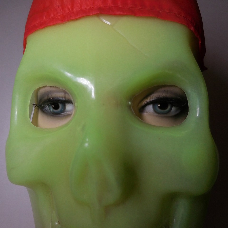 Pirate Mask Skull Green Red White Horror Costume Carnival Party N8743 ...