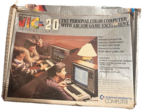 Commodore VIC-20 Computer In Box Pre-Owned Tested Working No Manuals ...