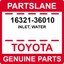 16321-36010 Toyota Inlet Water 1632136010 Genuine OEM Part for sale ...