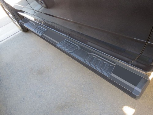 Fits 09-18 Ram 1500 Crew Cab 2p Carbon Steel/PE OE Style D2D Running ...