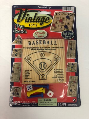 Ja Ru Vintage Toys 2014 Baseball Peg Game | eBay