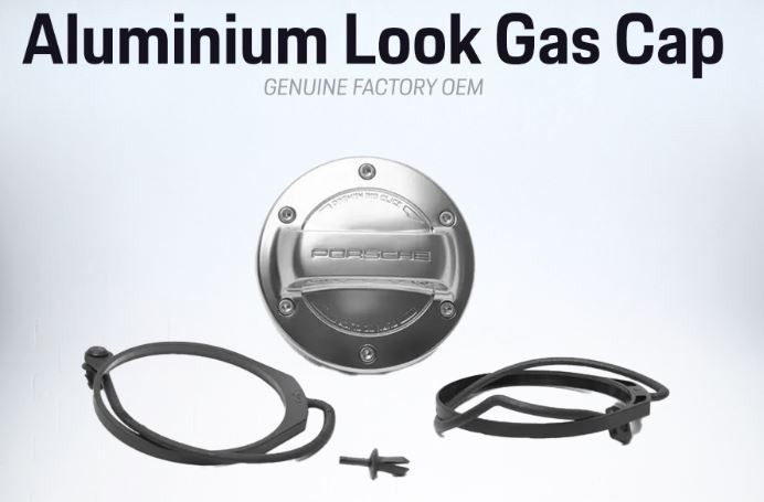 Genuine 1999-2012 Porsche Carrera - Aluminium Look Gas Cap Fuel | eBay