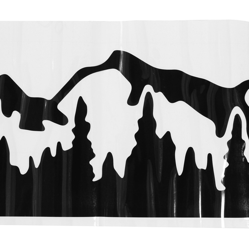 RV Motorhome Side Body Window Bumper Sticker Mountain Tree Decal ...