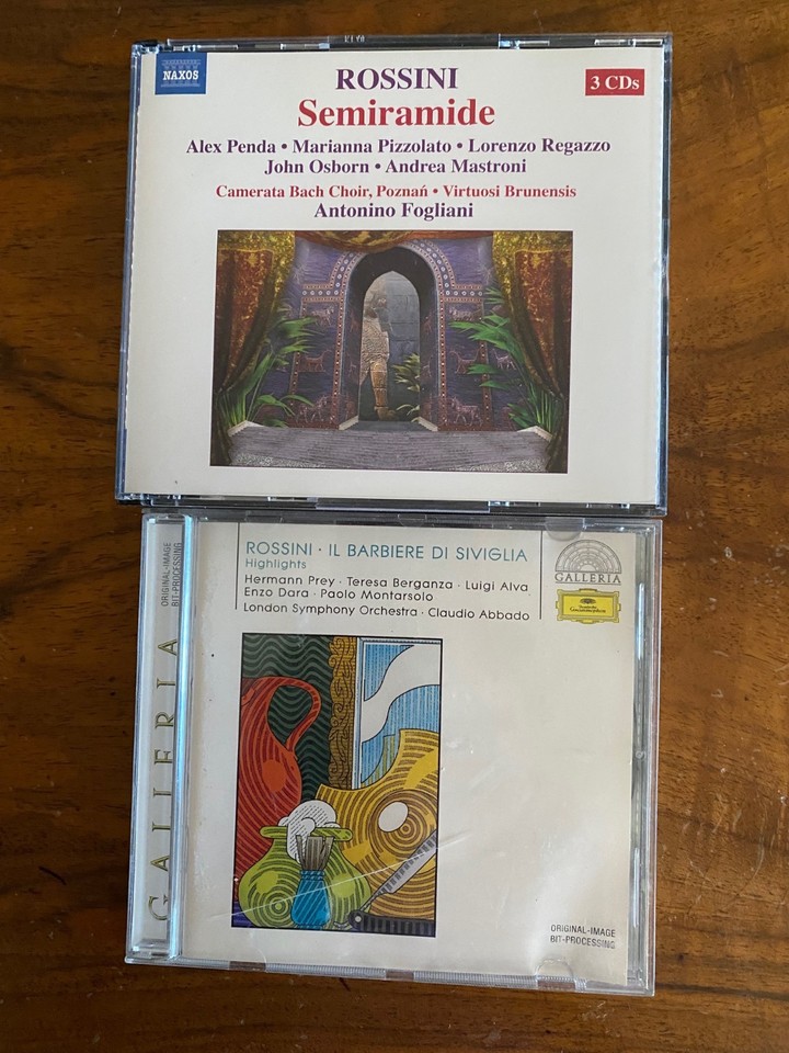 Rossini Festival 5 operas on 8 DVDs plus freebie CDs | eBay
