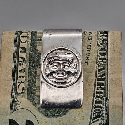 Vintage 925 Sterling Silver Mexican Aztec Mayan Money Clip Marked TM-72 ...