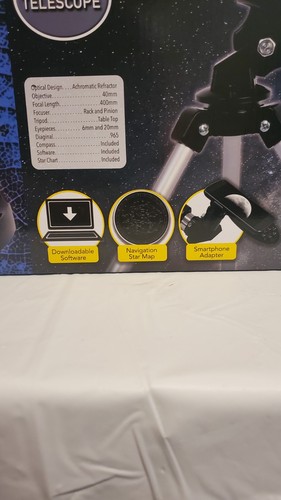 NEW National Geographic 40 mm Tabletop Telescope/900x Microscope ...