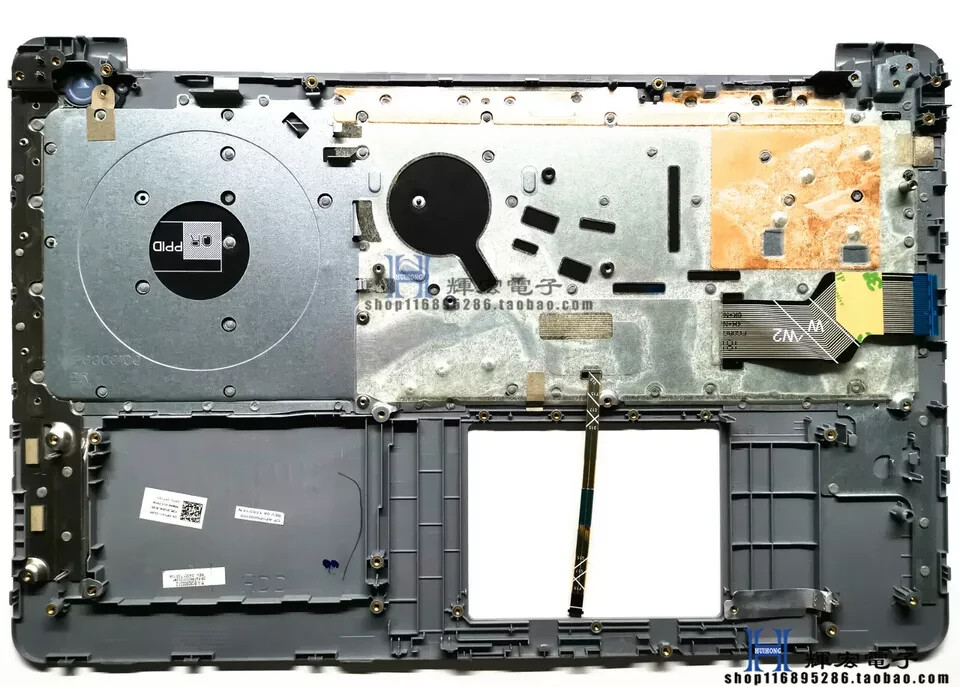 for Dell Inspiron 15 P66F P66F001 P66F002 Top Case Palmrest Keyboard US ...