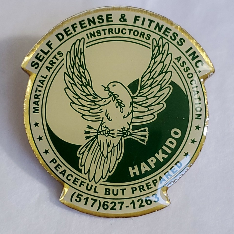 Marital Arts Instructors Assoc Lapel Pin Hapkido Peaceful But Prepared ...