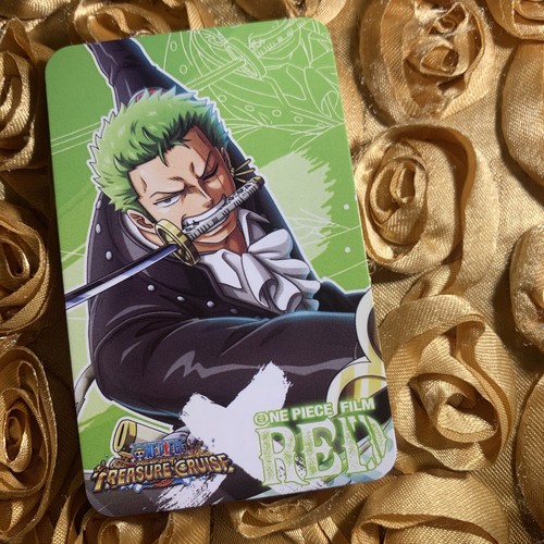 Roronoa Zoro ONE PIECE RED Waifu Goddess Story Manga Anime Card ...