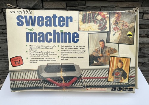 Bond Incredible Sweater Machine Knitting Machine Pattern NOB Missing ...
