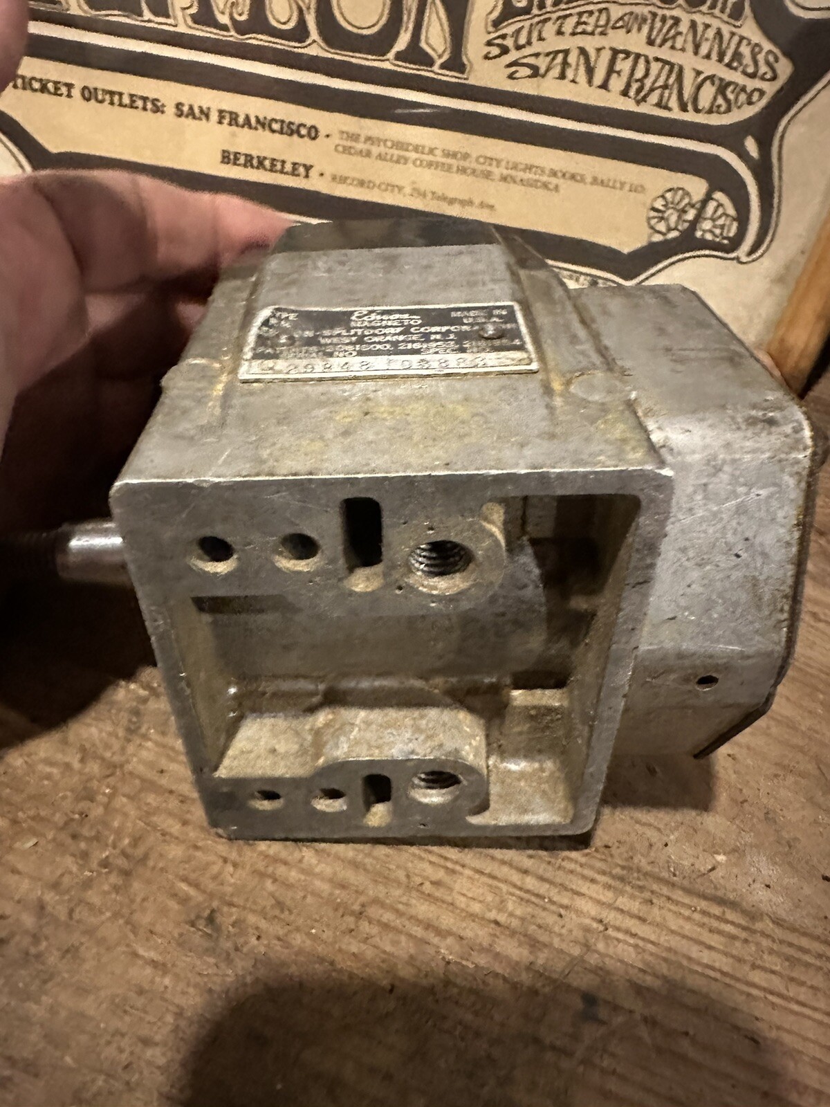 5106 Edison Splitdorf Type RM Magneto for B1-6 & 7 Frazer Rototillers ...