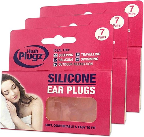 Hush Plugz Silicone Earplugs - 21 Pair Pack | eBay