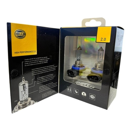 Hella H11 2.0TB X2 High Performance Headlight Bulb 2pack | 12V 55W ...