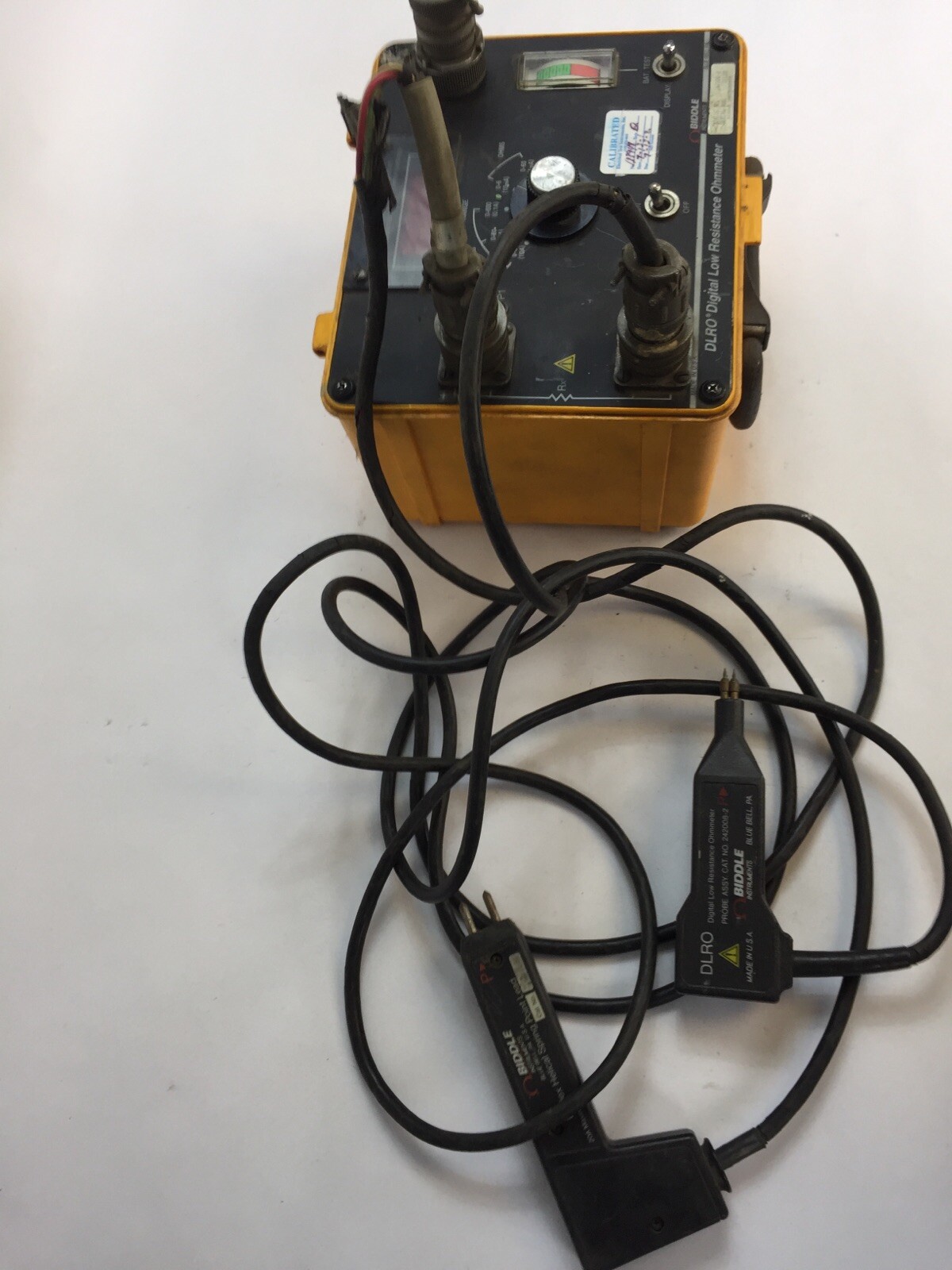 BIDDLE INSTRUMENT 247000-8 DLRO DIGITAL LOW RESISTANCE OHMMETER USE ...