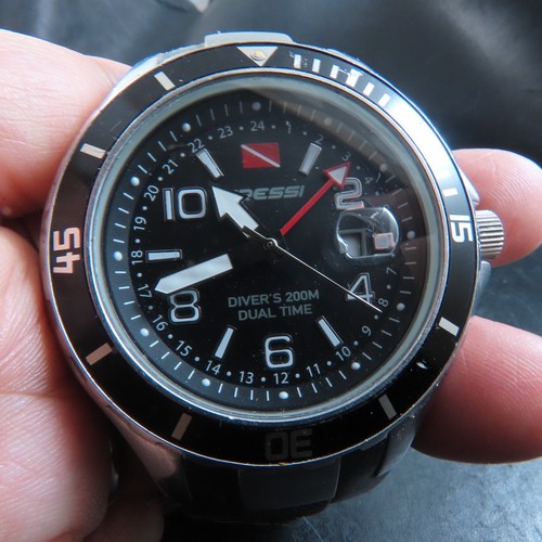 Swiss Ronda Movement Cressi GMT WR 200M Quartz Men Watch (Need Service ...