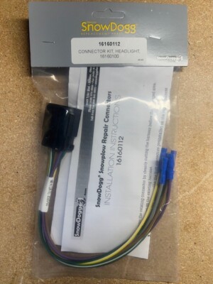 SnowDogg Part # 16160112 - Headlight Connector Repair Kit For Part ...