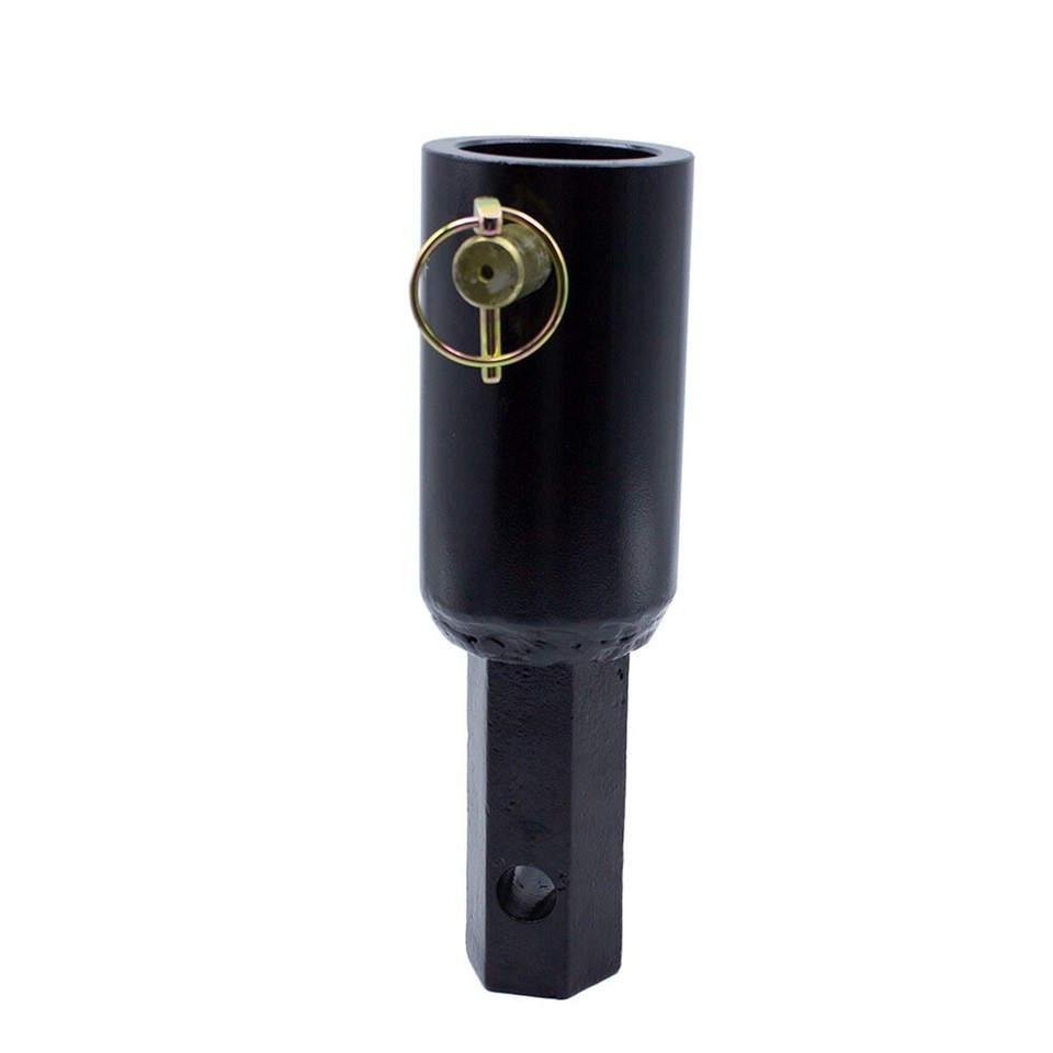 Auger Adapter Conversion 2-9/16 inch female Round to 2" Male Hex Heavy ...