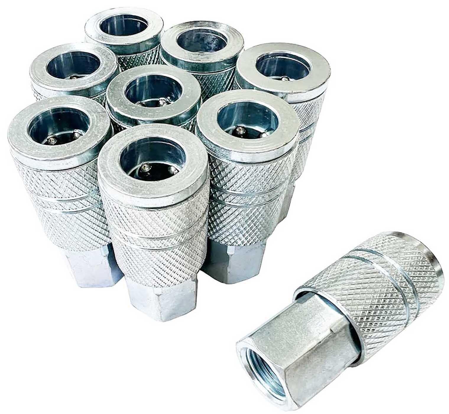 3/8 High Flow Air Fittings 3/8 Inch Flow Size Industrial M-Coupler 3/8 ...