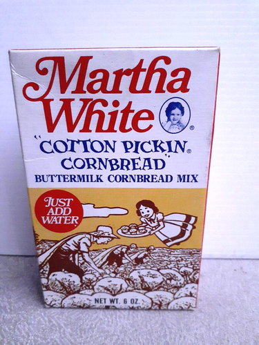 Martha White Cotton Pickin Cornbread Buttermilk Cornbread Mix Vintage ...