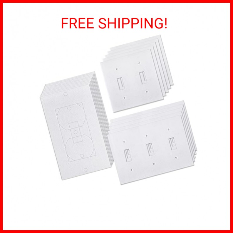 Switch Plate Insulation Gasket for Outlets - Weatherproof Insulating ...