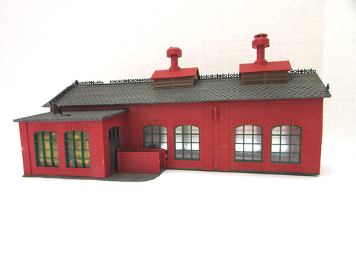 Vtg Life Like Engine House Building Built HO Scale As is PR | eBay