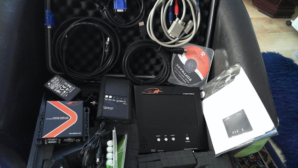 Atlona KIT-PROHD3 HDMI Ruggedized Testing Monitor Test Kit with Flight ...