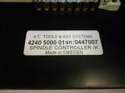 ATLAS COPCO 4240-5000-01 SPINDLE CONTROLLER MODULE NEW CONDITION IN BOX ...