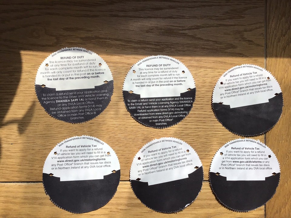 Tax Discs X6 Vauxhall | eBay