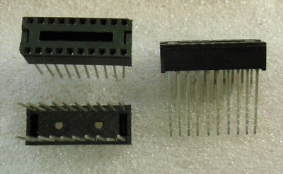 20 Pin Wire Wrap DIP Socket - Dual Wipe Silver Pins - Texas Instruments ...