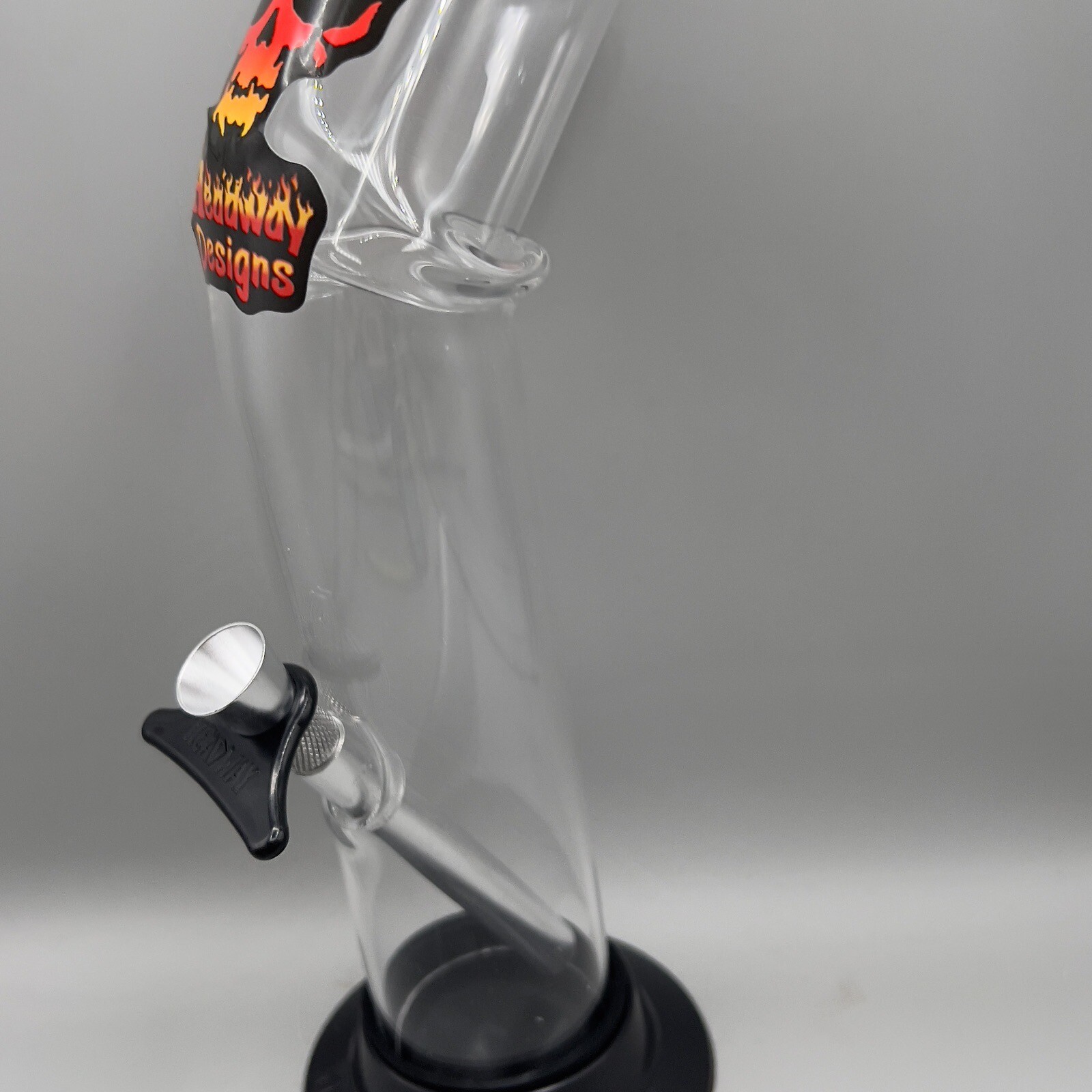 Acrylic Smoking Bong Plastic Bubbler Water Pipe Hookah Bent Neck Clear ...