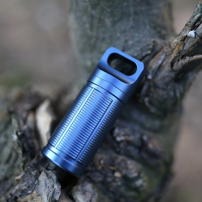 EDC Large Aluminum Alloy Medicine NEW Waterproof Pill Storage Container ...